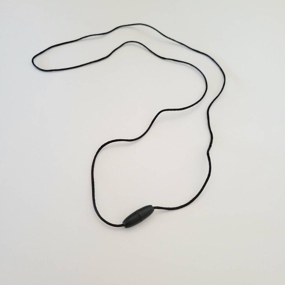 Black Cord /string With Plastic Open Closing Clasps Perfect for DIY ...
