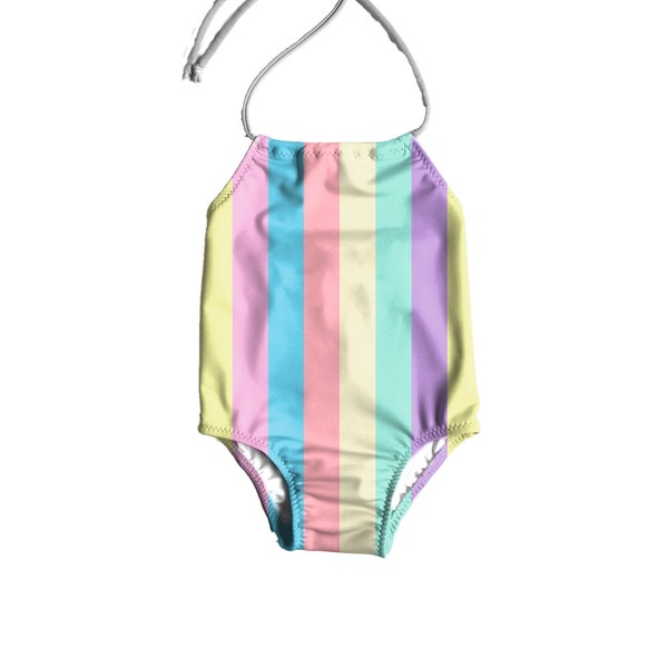 Stripe Bathing Suit - Etsy