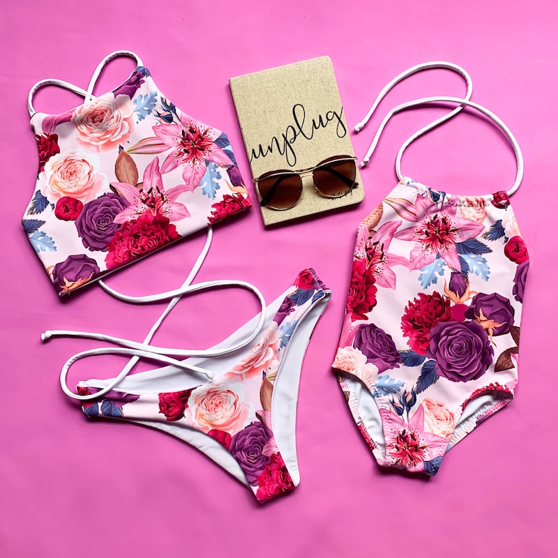 Mother Daughter Matching Swimsuit One Piece - Etsy