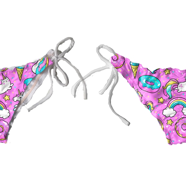 String Bikini Bottom - Etsy