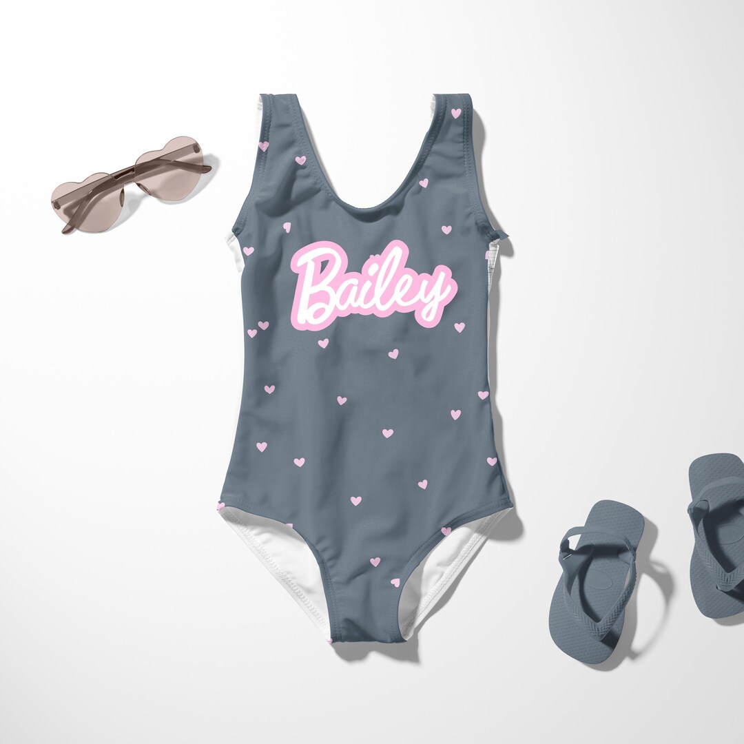 Custom Bathing Suit Birthday Girl Swimsuit Retro Birthday Swimsuit for ...