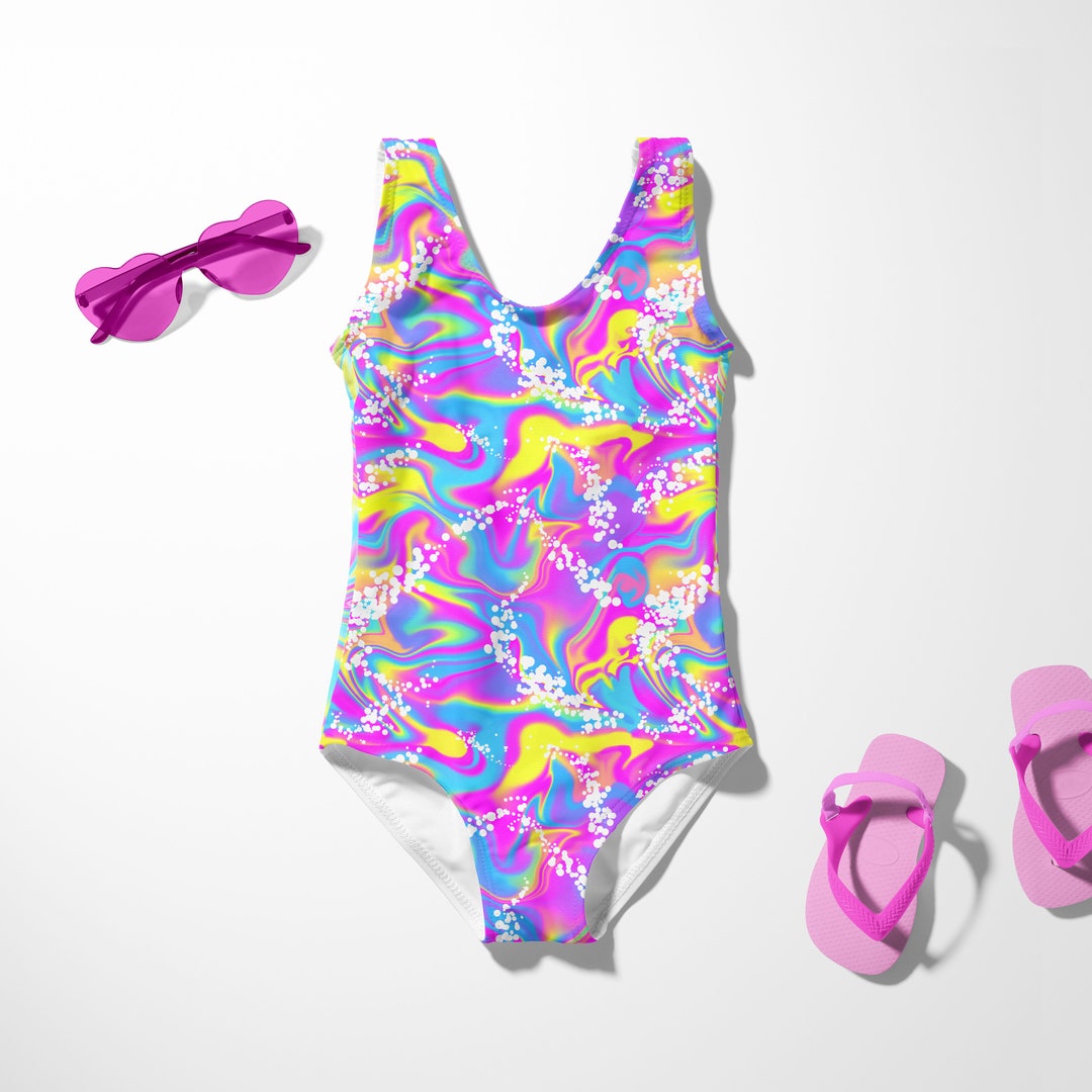 Barbi Bathing Suit, Birthday Girl Swimsuit, Retro Barbie Leotard ...