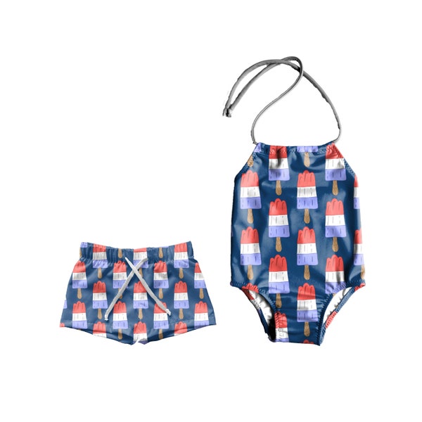 Matching Brother Sister Swimsuit - Etsy