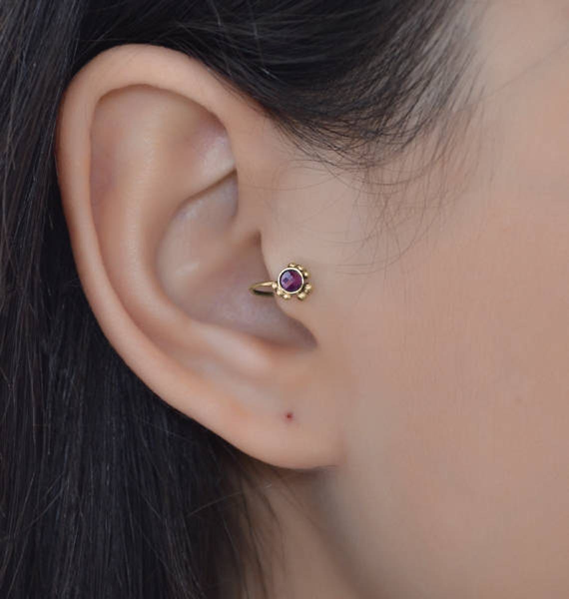 Cartilage Earring Helix Earring Tragus Piercing Cartilage | Etsy