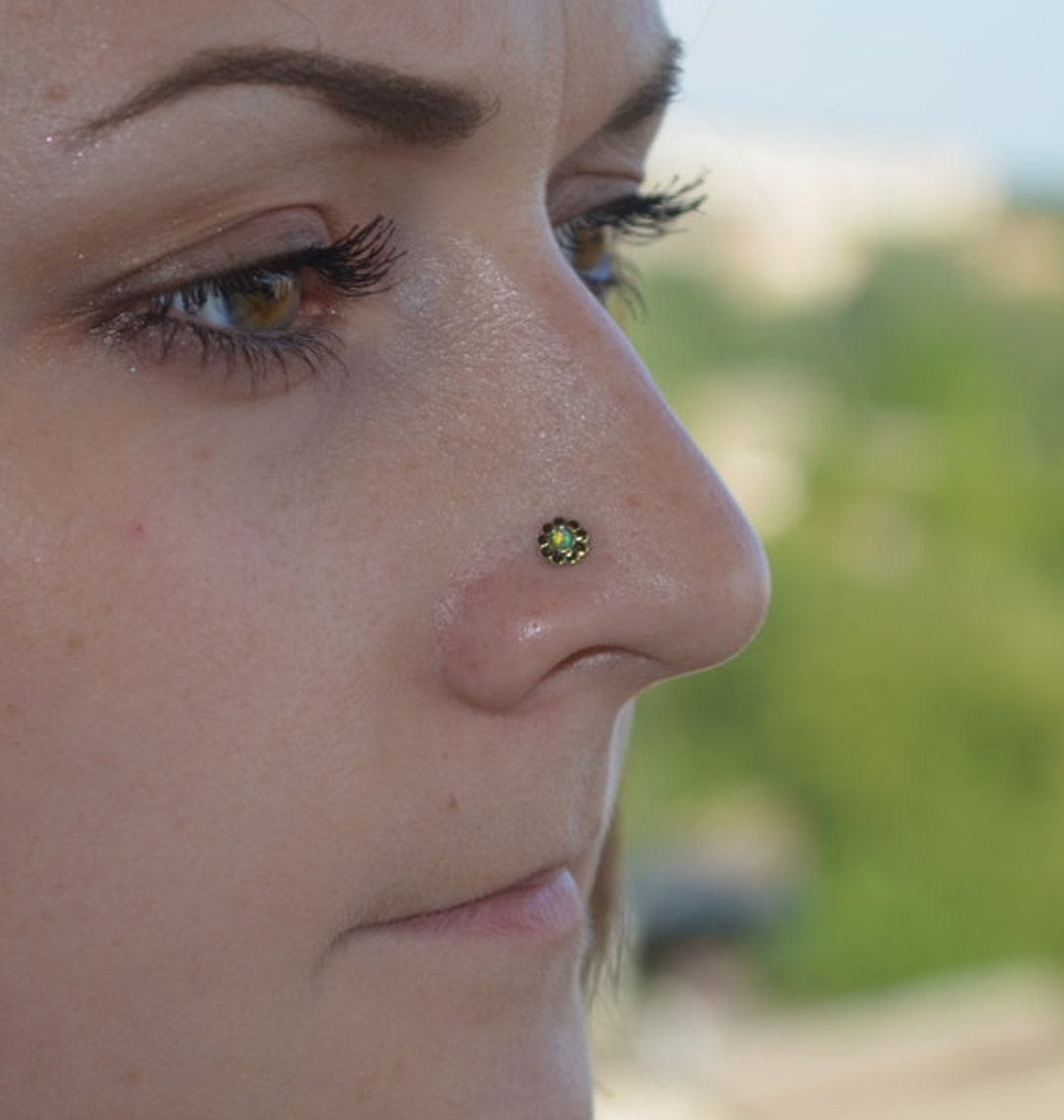 Nose Stud, Nose Piercing Jewelry, Nose Ring Stud, Nose Piercing Stud ...