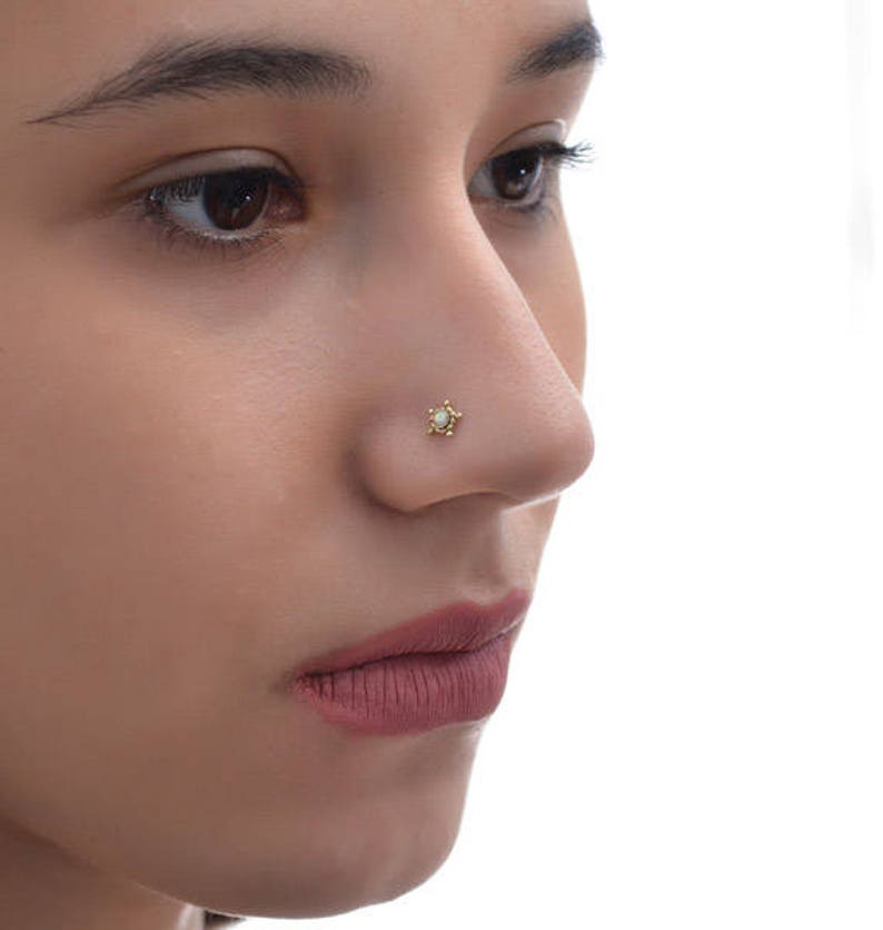 Gold Tragus Earring Tragus piercing Cartilage earring stud | Etsy