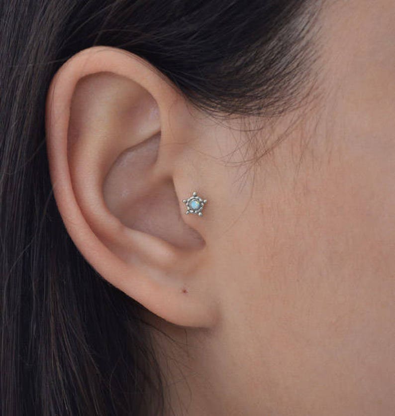 Nose piercing jewelry Nose ring Dainty stud earring Nose | Etsy