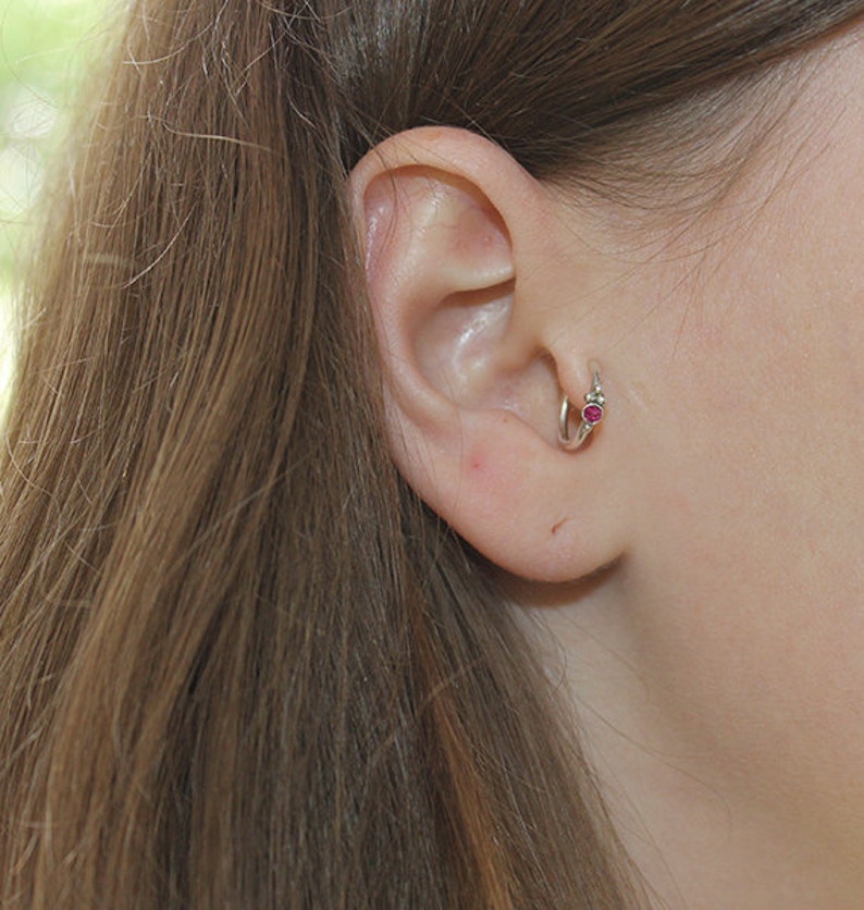 Small Silver Nose Ring Nose Hoop 20 Gauge Nose Piercing - Etsy