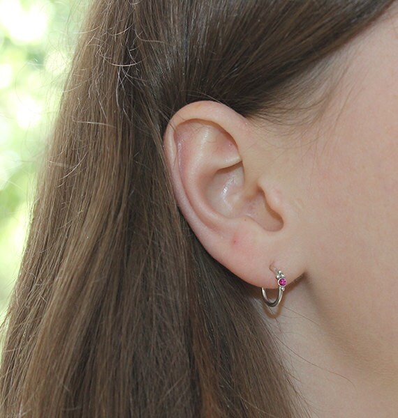 Small Silver Nose Ring Nose Hoop 20 Gauge Nose Piercing - Etsy