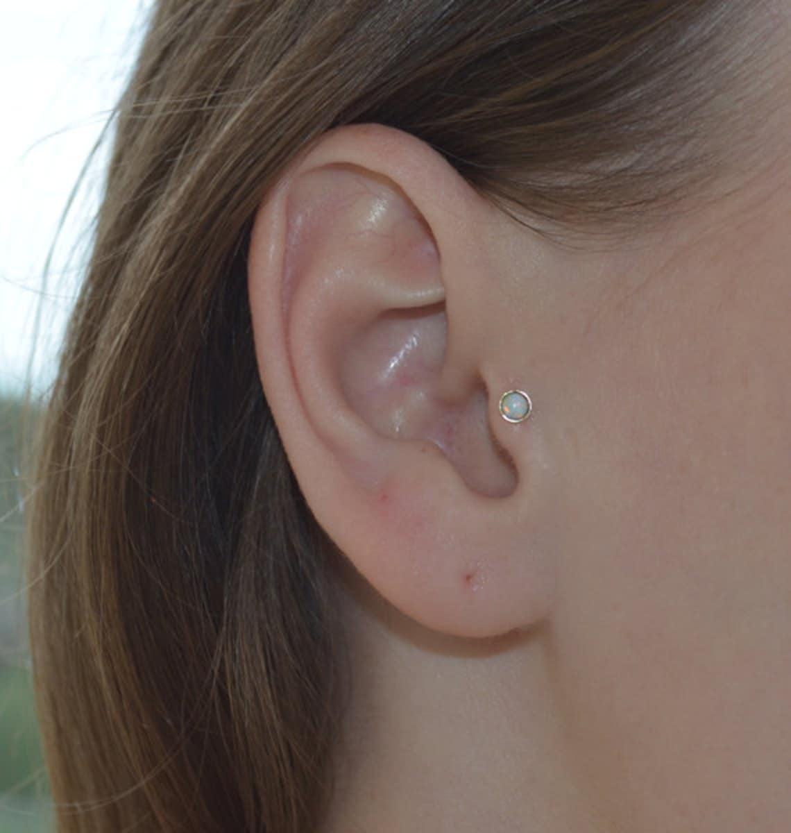 Nose Jewelry Nose piercing jewelry Nose piercing stud Opal | Etsy