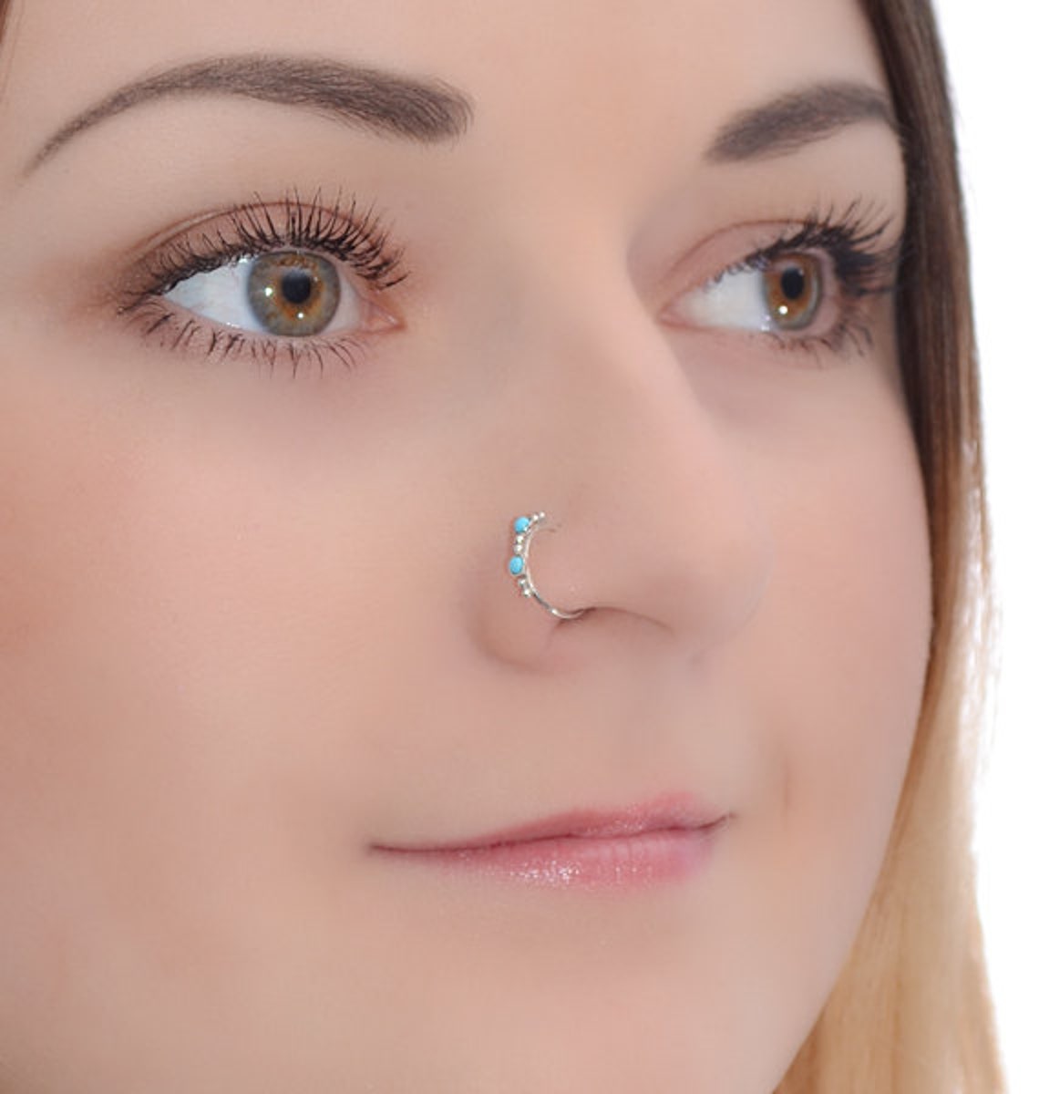 Nose Ring Jewelry Nose Hoop Nose Piercing 18 Gauge | Etsy