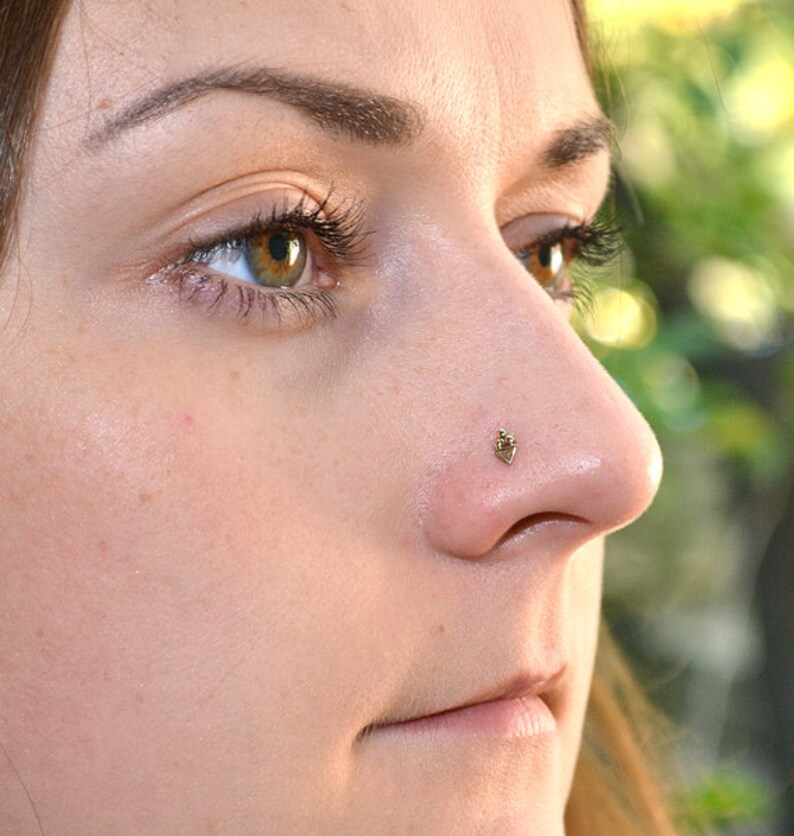Nose Piercing Jewelry Nose Ring Dainty Stud Earring Nose - Etsy
