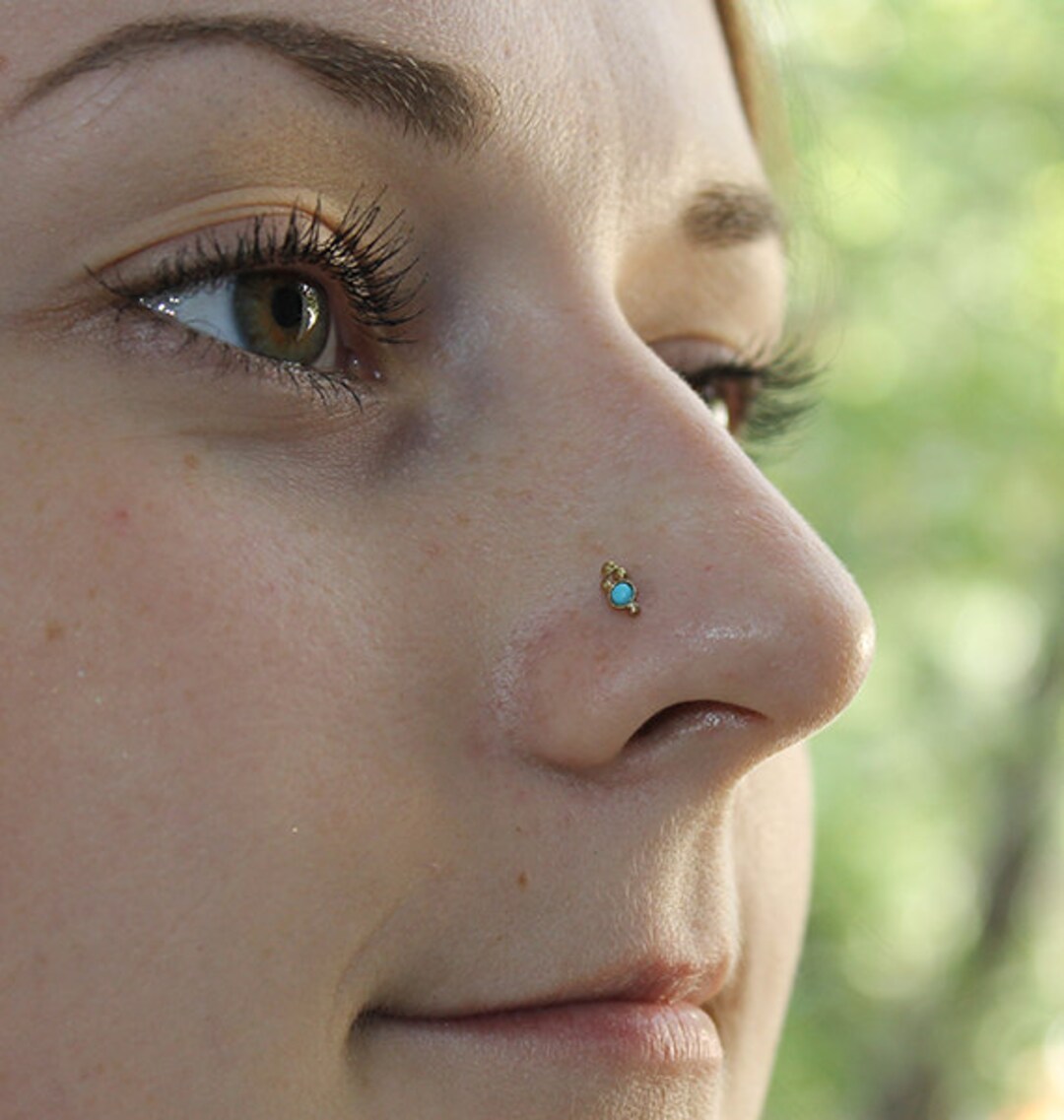 Turquoise nose stud store