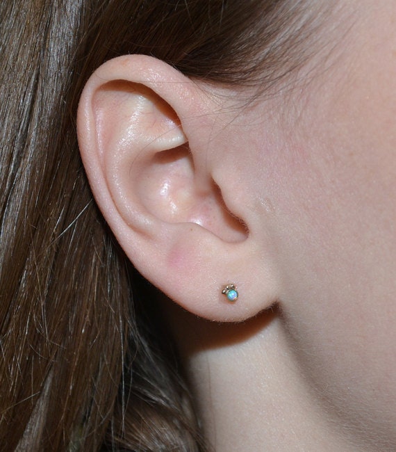 Tragus Stud Gold Tragus Earring Cartilage Earring Helix - Etsy