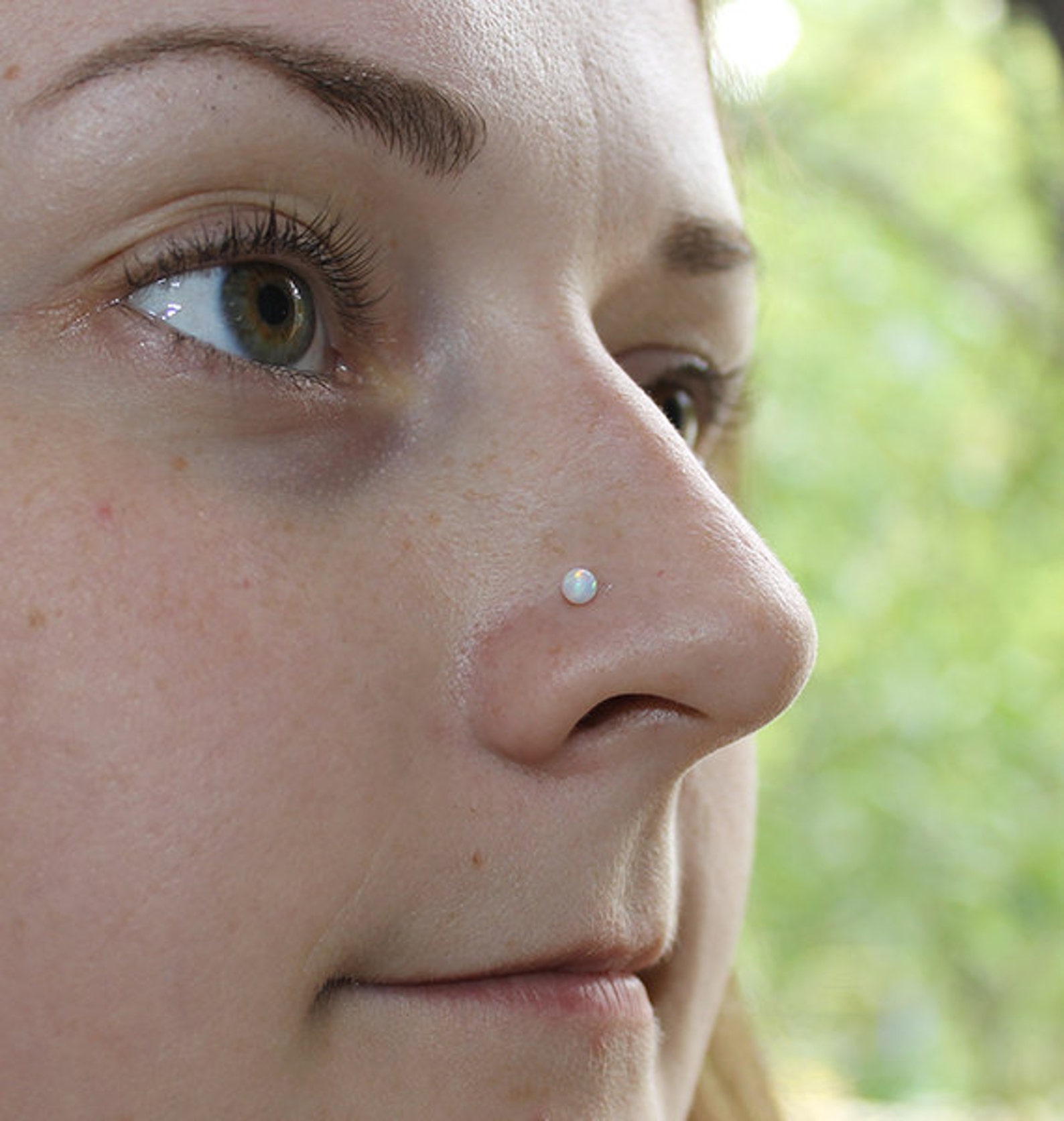 Nose piercing jewelry Nose ring Dainty stud earring Nose | Etsy