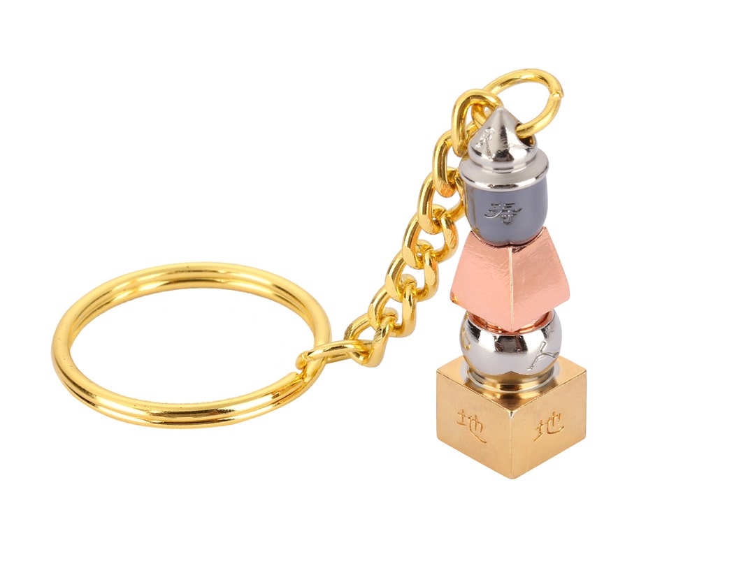 5 Element Pagoda Feng Shui, Fung Shui Keychain - Etsy