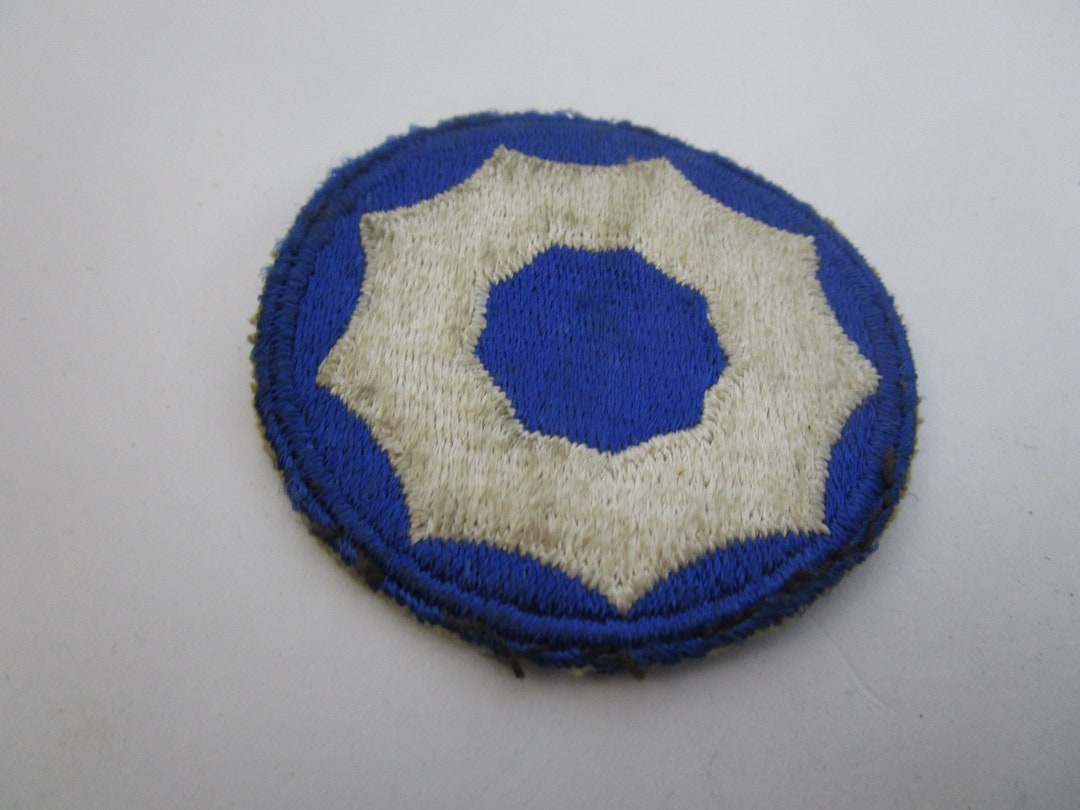 WW 2 Original Patch U S Army 8th Service Command - Etsy