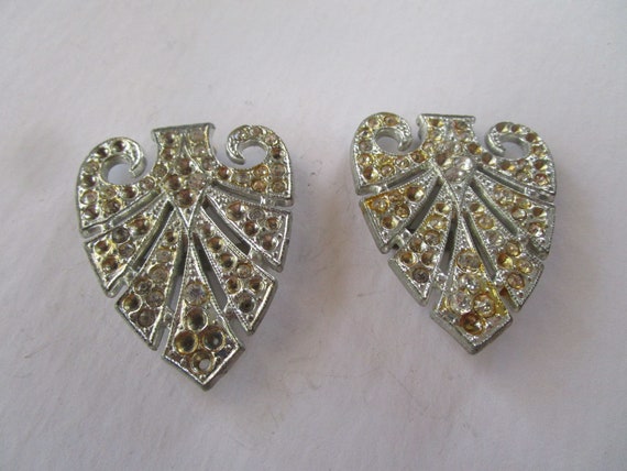 Antique Victorian Fancy Cluster Rhinestone Dress Belt… - Gem
