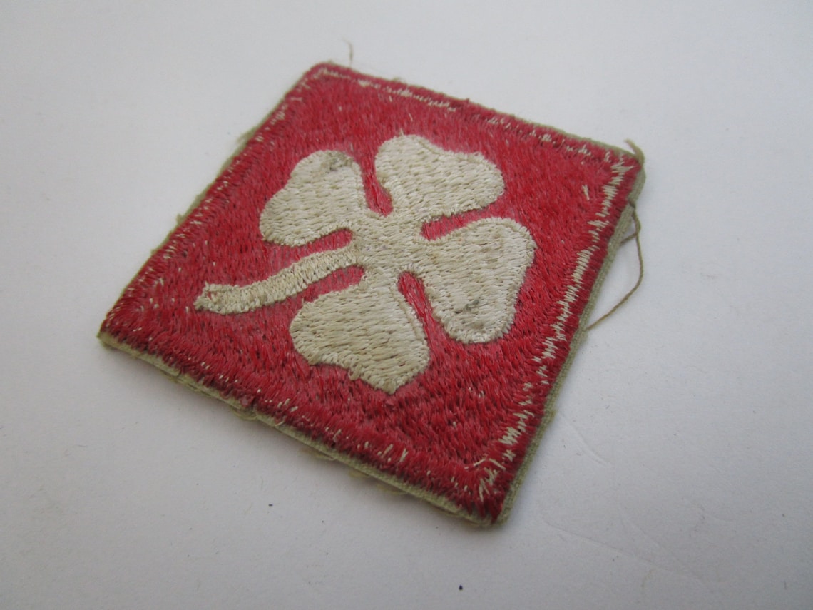 WW 2 U S Army Air Force 4 Leaf Clover Original Patch 4th Army - Etsy