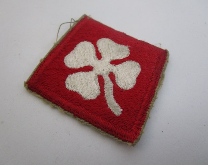 WW 2 U S Army Air Force 4 Leaf Clover Original Patch 4th Army - Etsy