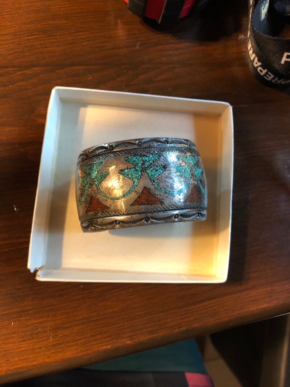 Antique Native American Signed Carl Begay Sterling Si… - Gem