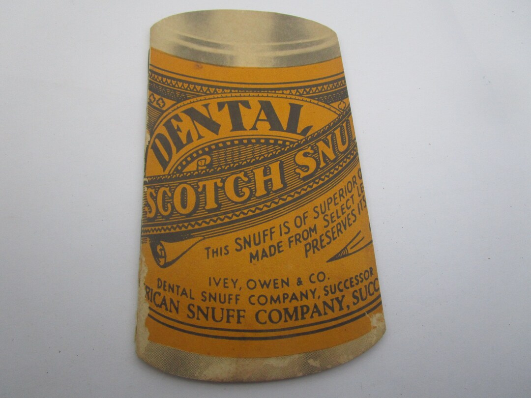 19th C Antique Advertising Notebook American Snuff Co " Dental Scotch ...