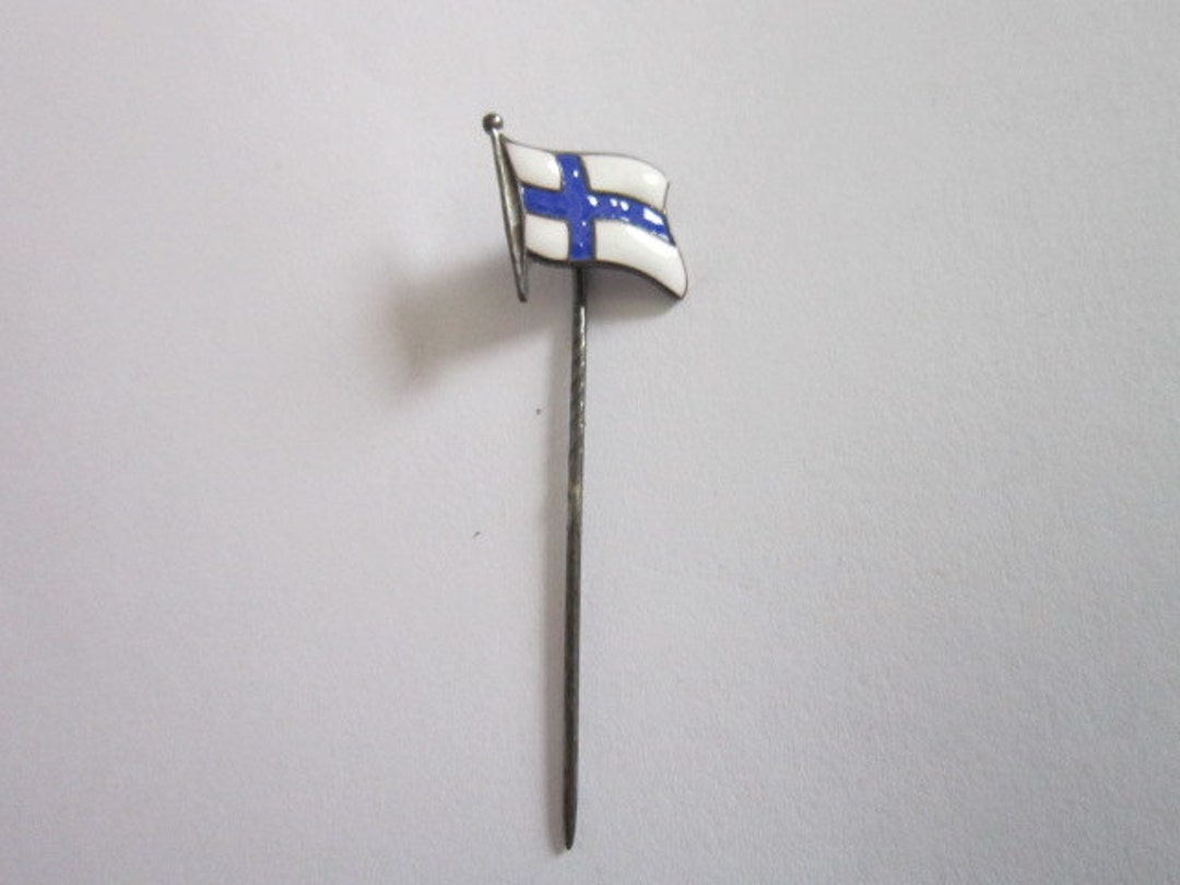 Antique Enameled World Flag Finland Stickpin - Etsy New Zealand