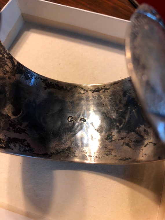 Antique Native American Signed Carl Begay Sterling Si… - Gem