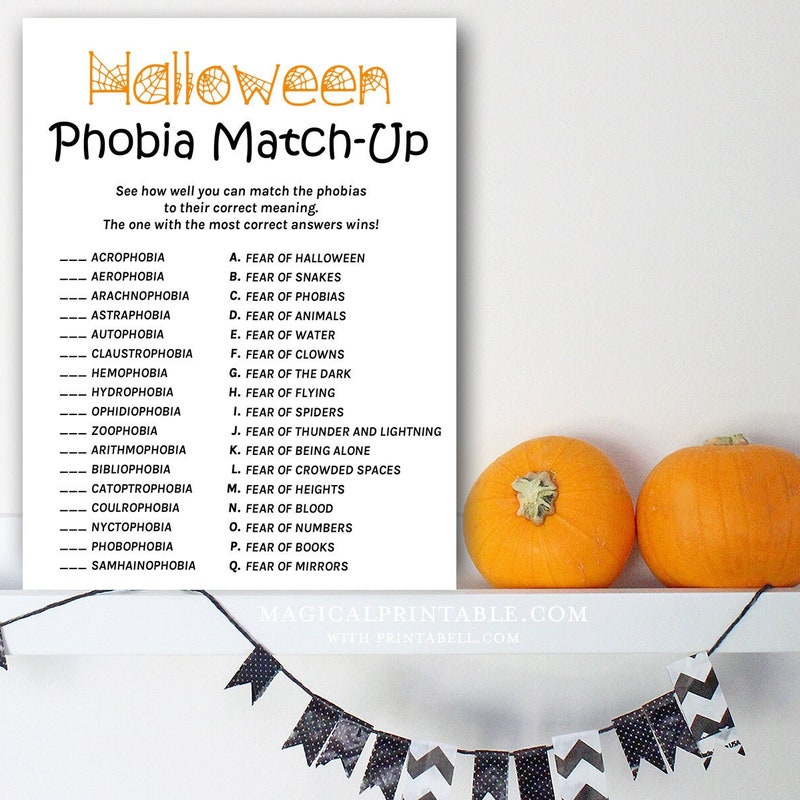 Halloween Candy Match Up - Etsy