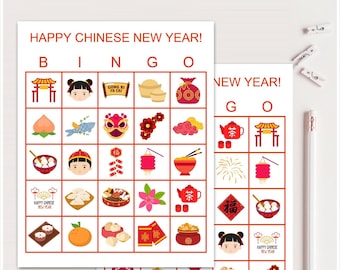 Chinese New Year Party Games - Etsy