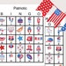 100x Patriotic Bingo, Independence Day Bingo Cards, July 4th Bingo ...