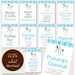Blue Carousel Baby Shower Games Bundle, Carousel Themed Baby Shower ...