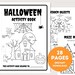 Halloween Coloring and Activities Book Pages, Kids Halloween Activity ...