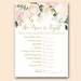 Pink Blush Floral Bridal Shower Games Package Instant - Etsy