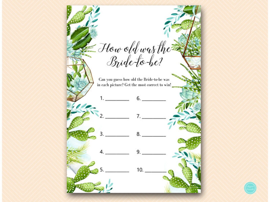 Succulent How Old Was the Bride, Guess the Age of Bride, Photo Game ...