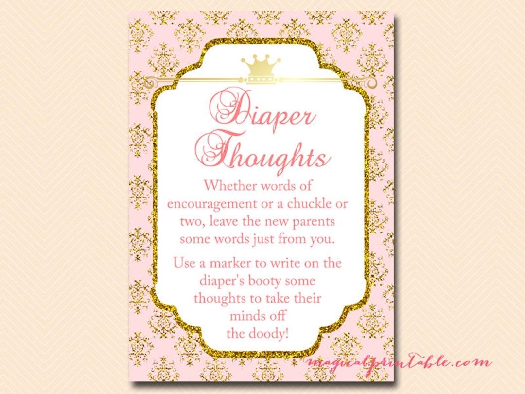 Diaper Thoughts, Late Night Diapers, Words for Wee Hours, Princess Baby ...