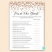 Rose Gold Birthday Party Games Who Knows the Birthday Girl - Etsy