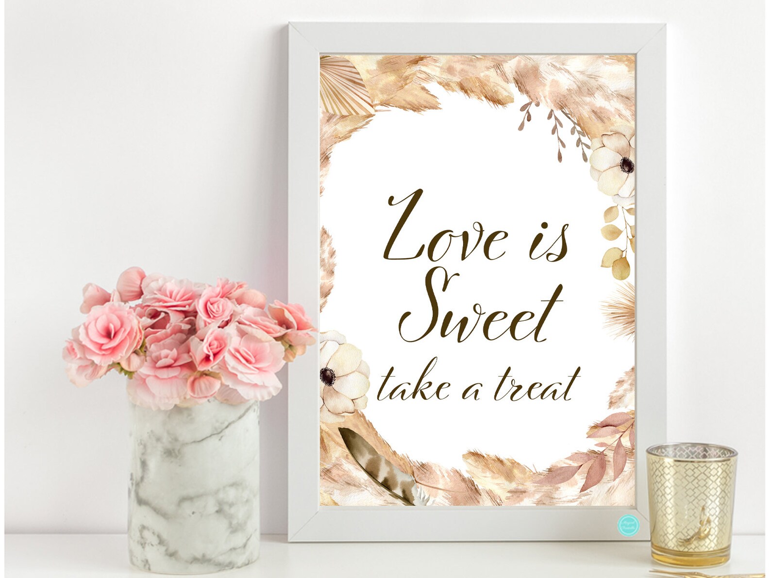 Boho Bridal Shower Table Signs Bohemian Baby Shower Signs - Etsy Canada