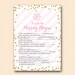 Finish the Nursery Rhyme Game, Nursery Rhyme Quiz, Winter Baby Shower ...