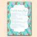 Mermaid Baby Shower Games, Nursery Rhyme Baby Shower, Nursery Rhyme ...