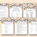 Pink Blush Baby Shower Game, Pink Floral Baby Shower Activities, Pink ...