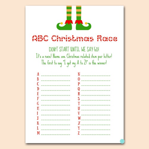 Printable Christmas Dice Game. Family Xmas Activity. Holiday - Etsy