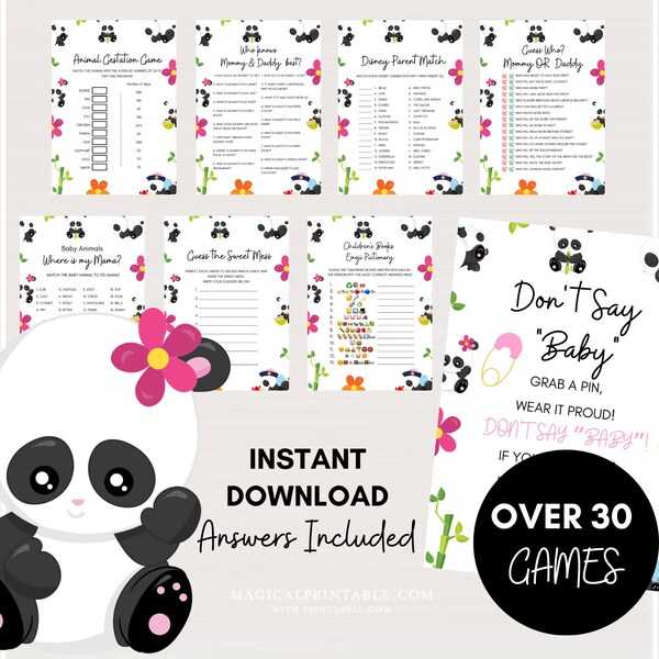 Panda Baby Shower - Etsy
