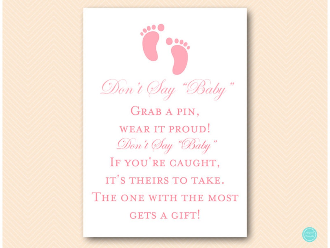 Pink Baby Feet Baby Shower Games Package Instant Download - Etsy