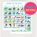 100x Retro 80's Bingo Cards, Printable 1980's Retro Party Bingo, 80's ...