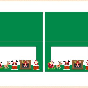 Christmas Labels, Tent Labels, Christmas Food Labels, Santa Food Labels ...