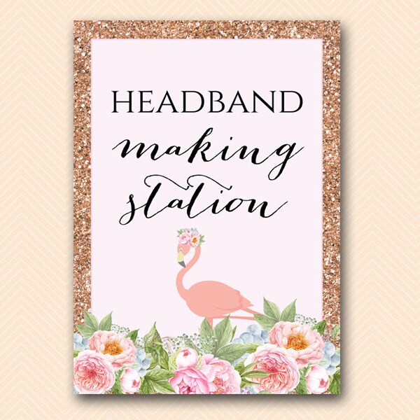 Flamingo Baby Shower - Etsy