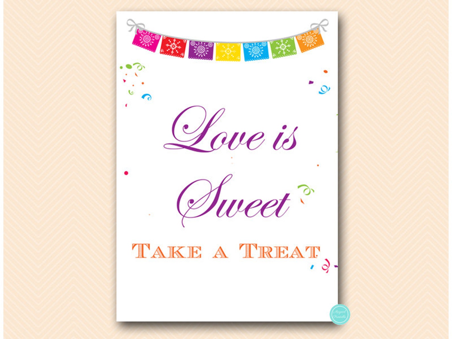 Fiesta Party Table Signs, Fiesta Bridal Shower Table Signs, Fiesta Baby ...