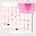 100x Ballerina Bingo Cards, Printable Birthday Bingo, Birthday Girl ...