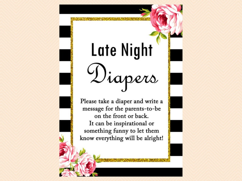 Diaper Thoughts, Late Night Diapers, Words for Wee Hours, Write Message ...